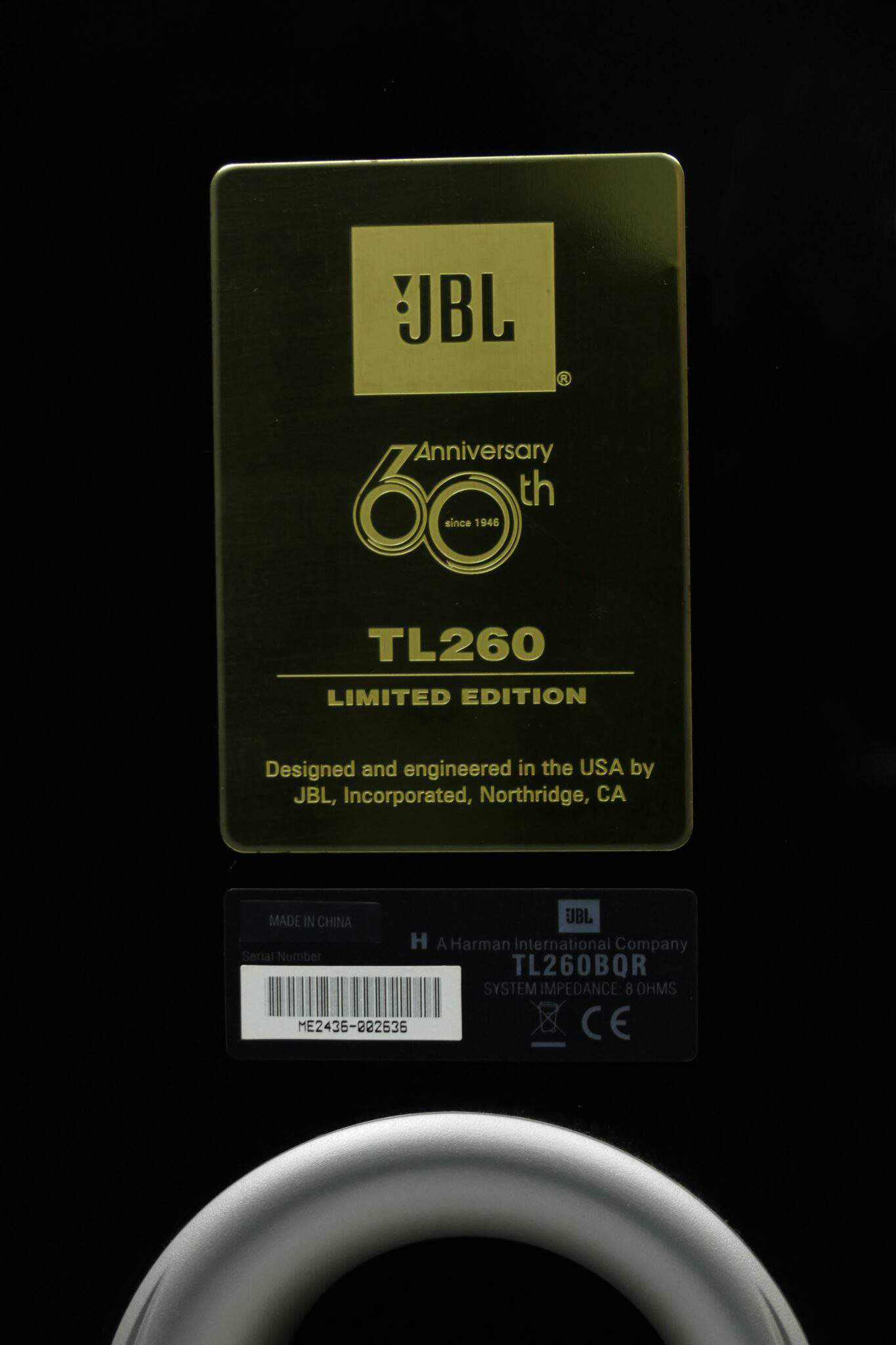 JBL TL260 60th Anniversary - Taste For Audio
