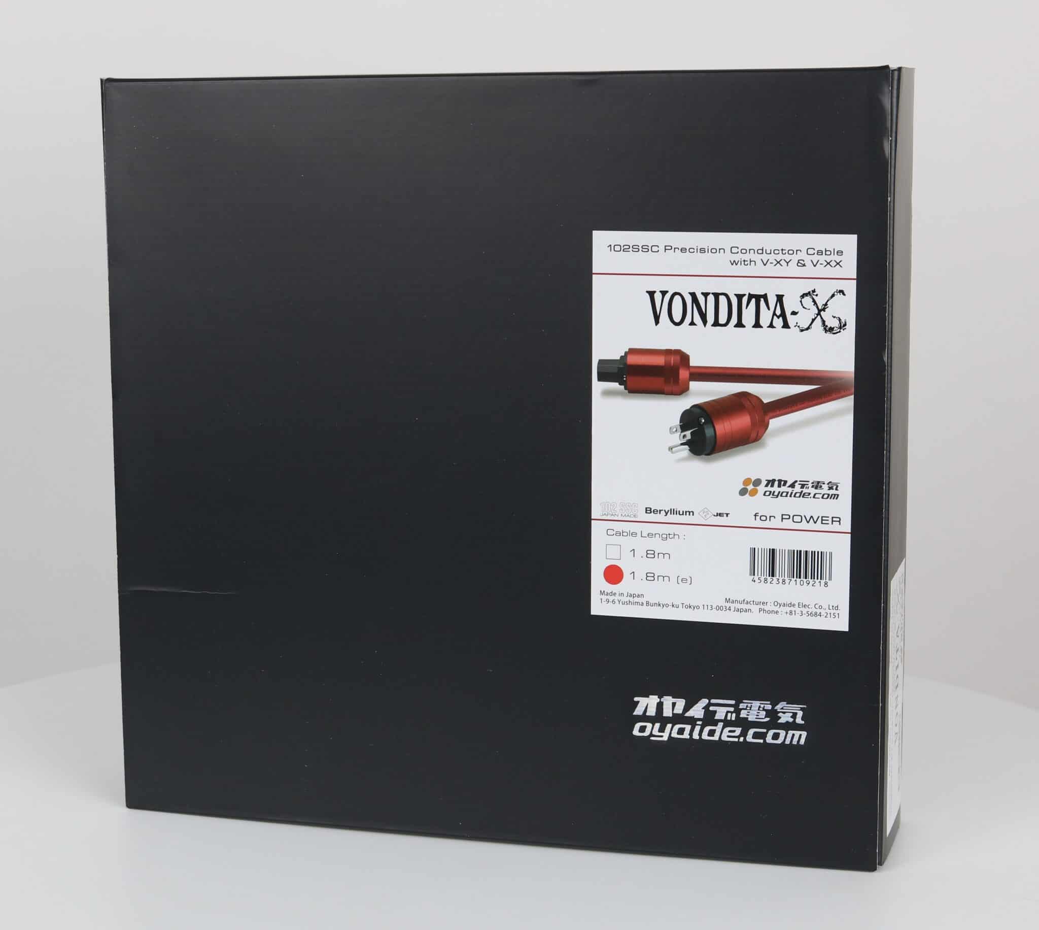 OYAIDE VONDITA-X Power Cable 1,8M - Taste For Audio